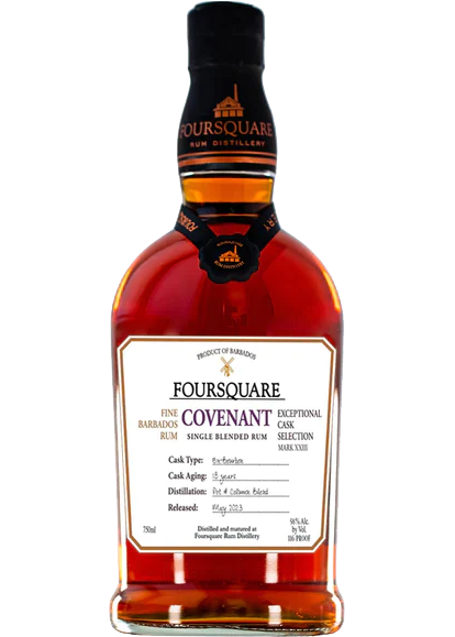 FOURSQUARE COVENANT SINGLE BLENDED RUM EXCEPTIONAL CASK SELECTION BARB ...