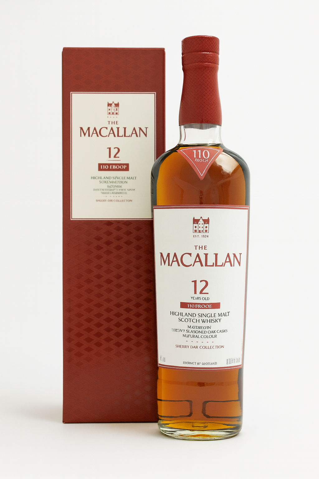 MACALLAN SCOTCH SINGLE MALT SHERRY OAK CASK 12YR 110PF 750ML – Liquor ...