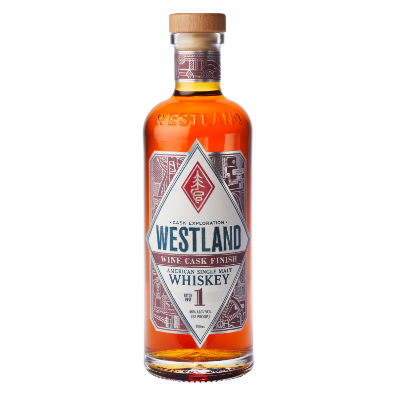 WESTLAND WHISKEY SINGLE MALT WINE CASK FINISH WASHINGTON 92PF 750ML ...